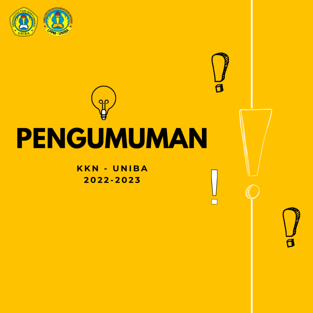 PENGUMUMAN KKN 2022-2023 – LPPM